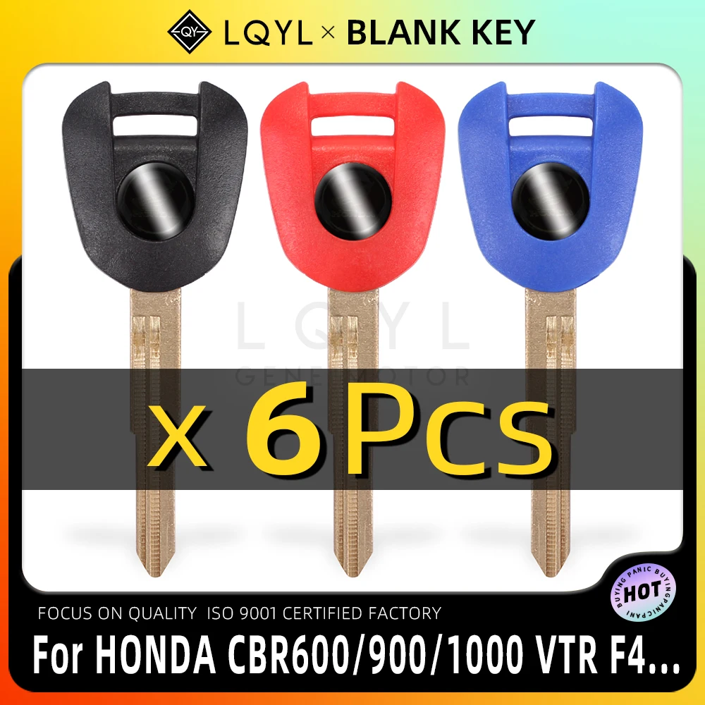 6Pcs-New-Blank-Key-Motorcycle-Replace-Uncut-Keys-For-HONDA-CBR600RR ...