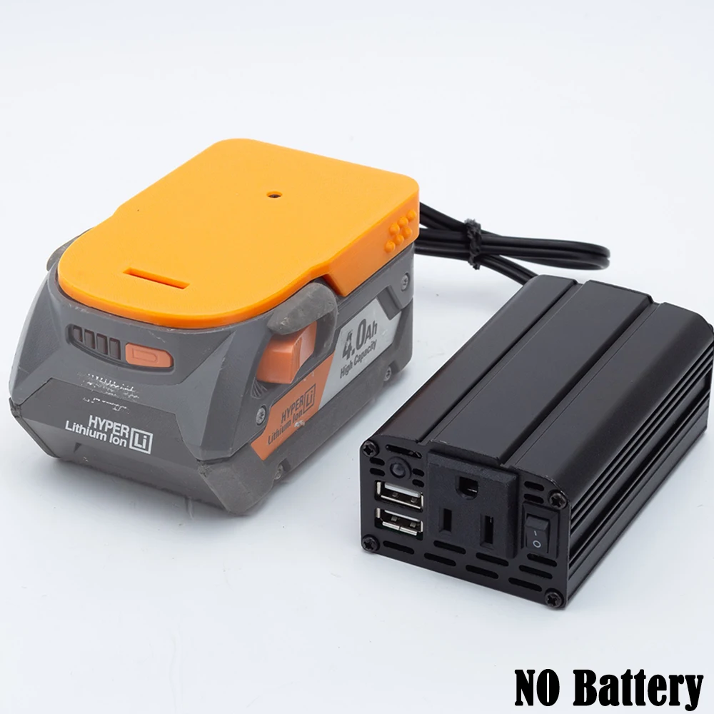 200W-Portable-Power-Battery-Inverter-For-Ridgid-AEG-18V-Lithium-Battery ...