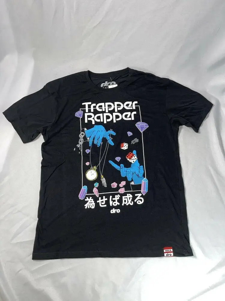 Dro-Trapper-Rapper-Tee-Shirt-In-Black-Mens-size-Large.jpg