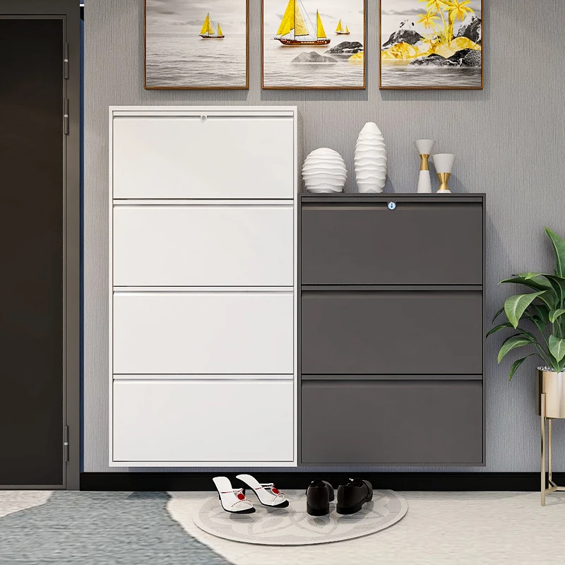 Space Saving Shoe Cabinets Entrance Hall Save Space Organizer Shoe ...