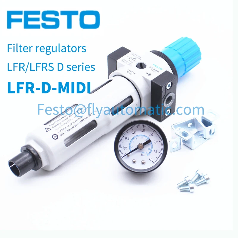 Pneumatic Air 40um Filter Pressure Regulator Festo 44 Off