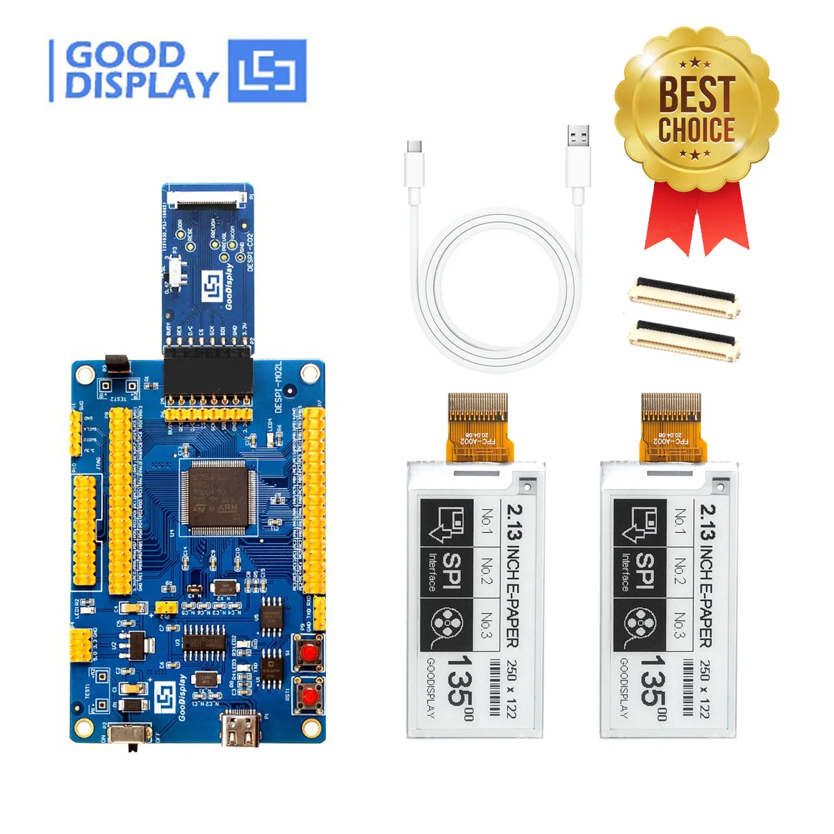 2-13-Inch-E-paper-Module-STM32-Type-C-Interface-Epaper-Panel-Driver ...