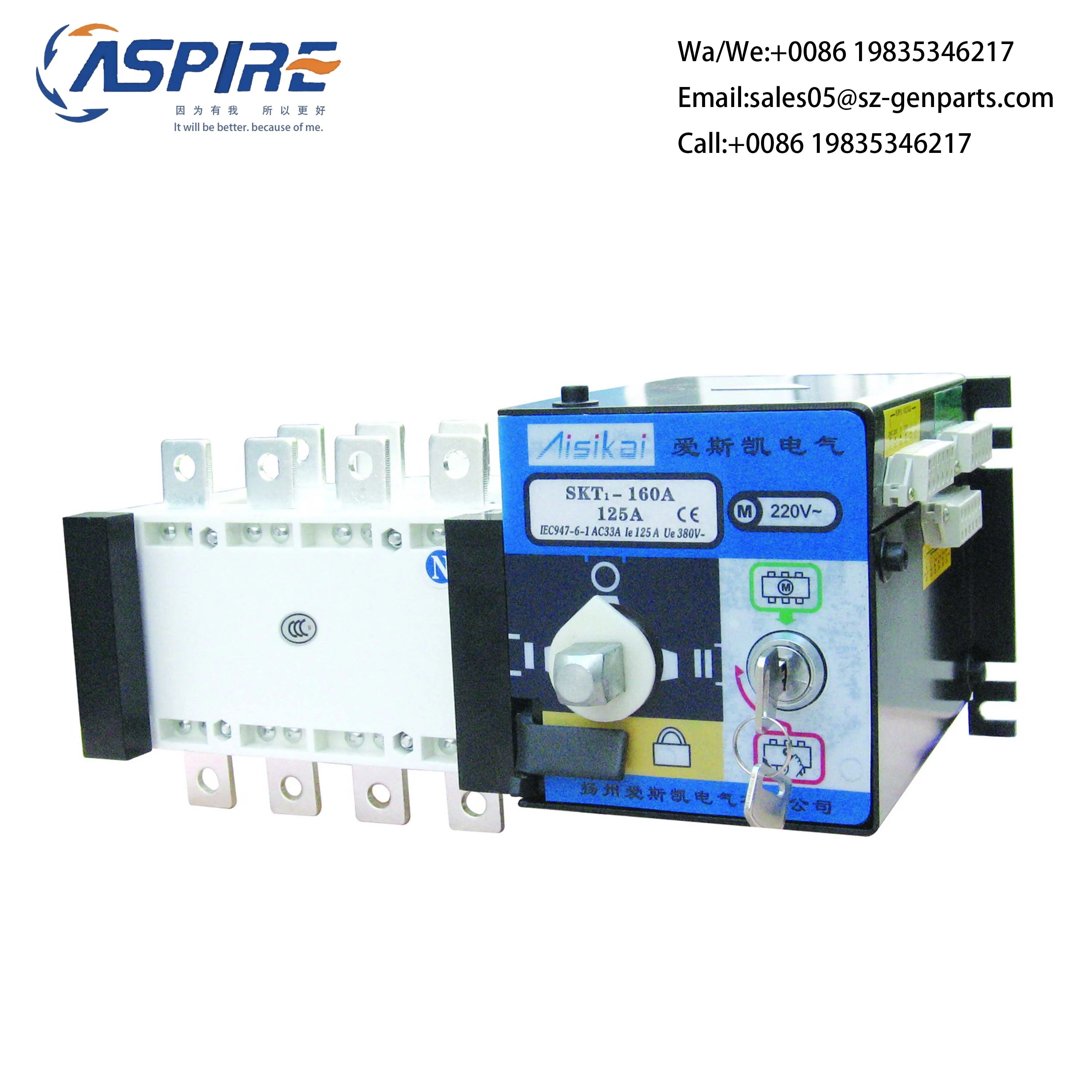 ATS-4P-160A-Chinese-Aisikai-High-Quanlity-Dual-Power-Automatic-Transfer ...