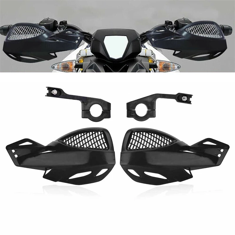 22mm 7/8" Motorcycle ATV Dirt Bike Handlebars Hand Guards Protect ...
