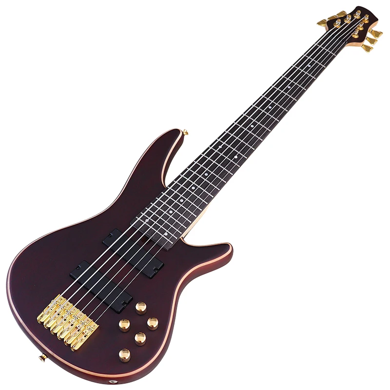 Guitare basse électrique Active 6 cordes, 43 pouces, 24 frettes, corps ...