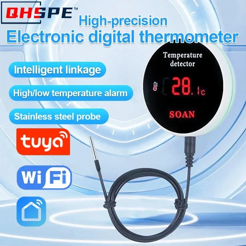 Temperature-Detector-WiFi-Thermometer-Temperature-Controller ...