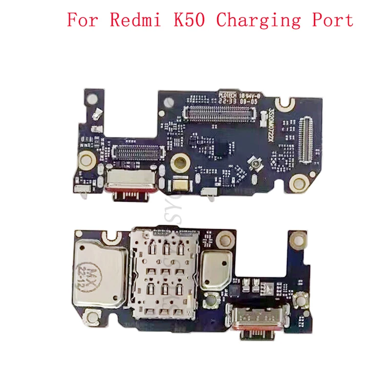 USB Charging Connector Port Board Flex Cable For Xiaomi Redmi K50 ...