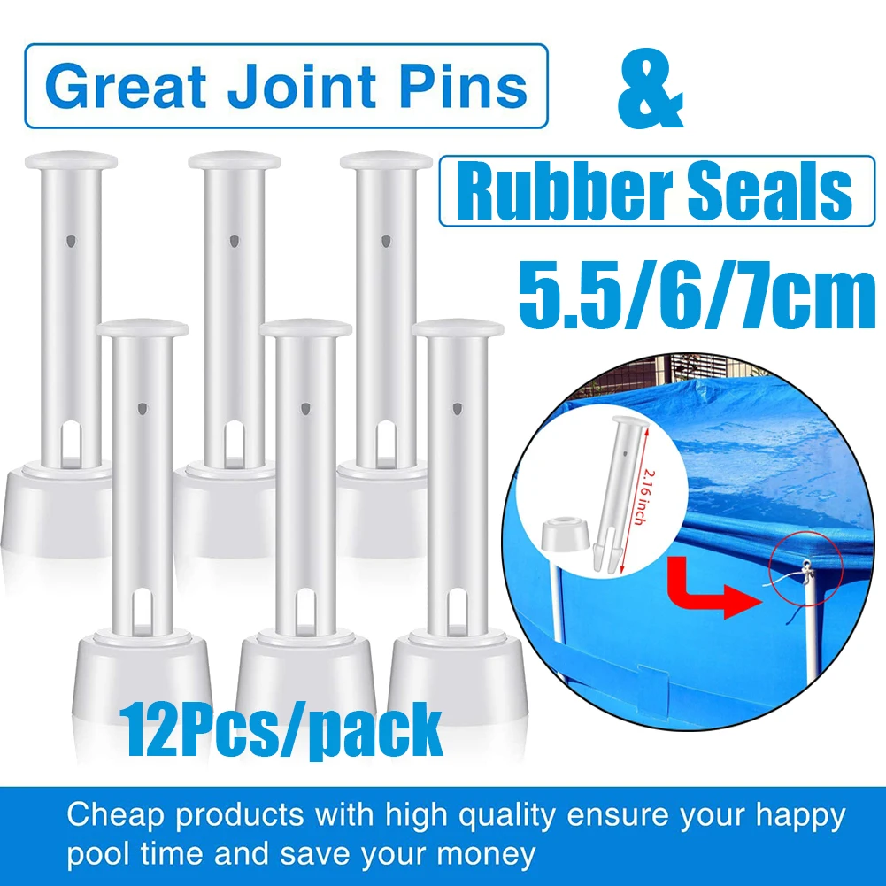 5-5-6-7cm-12Pcs-Plastic-Pool-Joint-Pins-and-Rubber-Seals-for-Intex ...