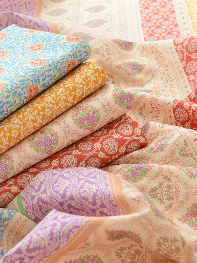 Cotton-Fabric-Handmade-DIY-Clothing-Home-Printing-and-Dyeing-Ethnic ...