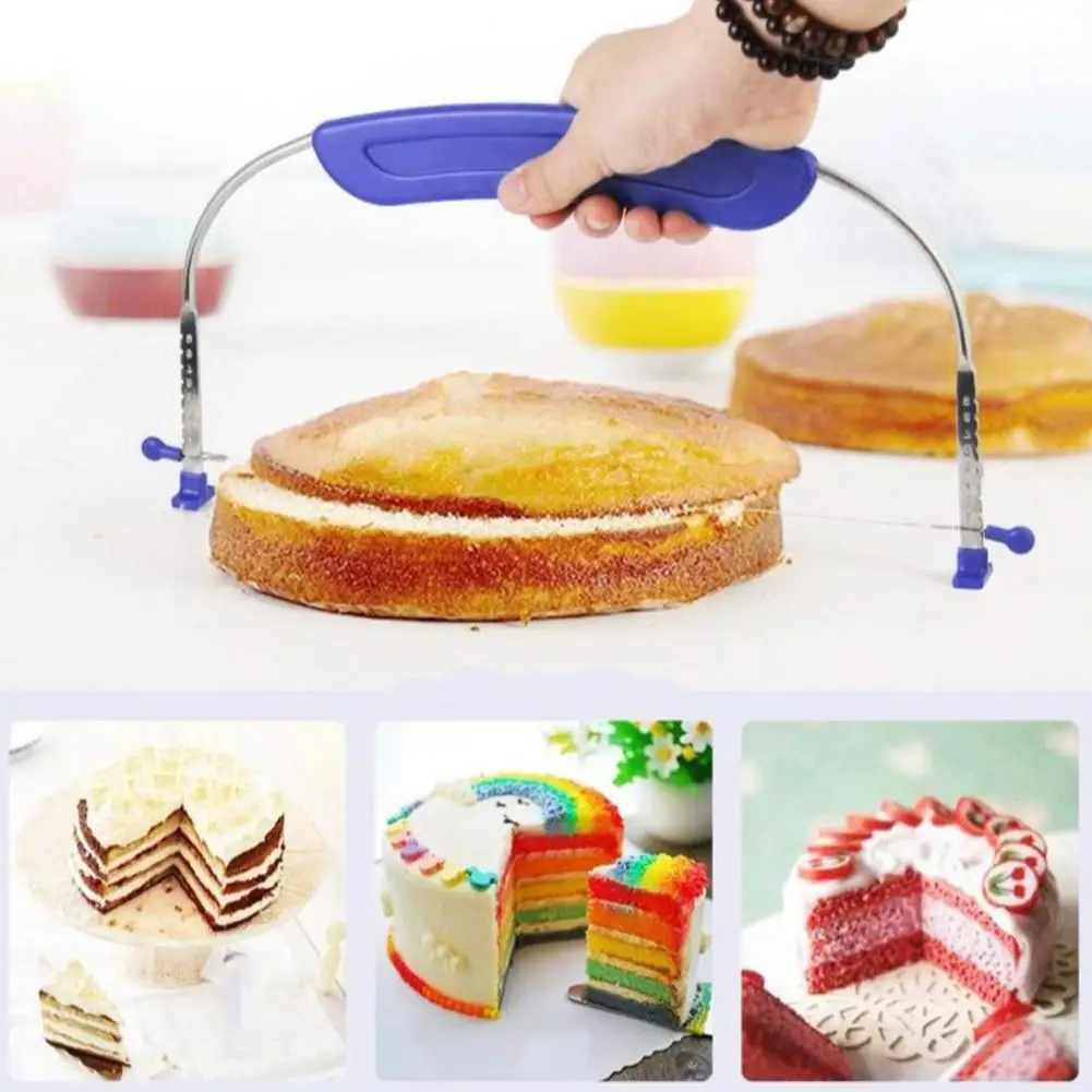 Cheesecake-Slicer-Adjustable-Cake-Leveler-Stainless-Steel-Layered-Cake ...