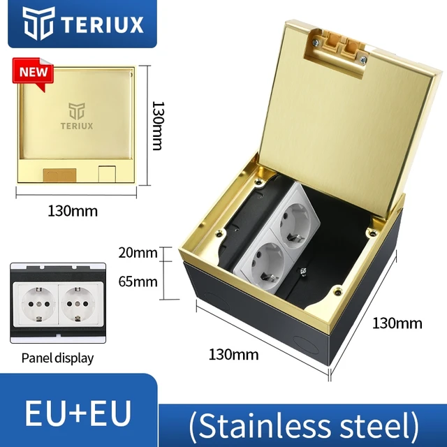 Factory Outlet Store Embedded double EU Home-appliance Socket ...