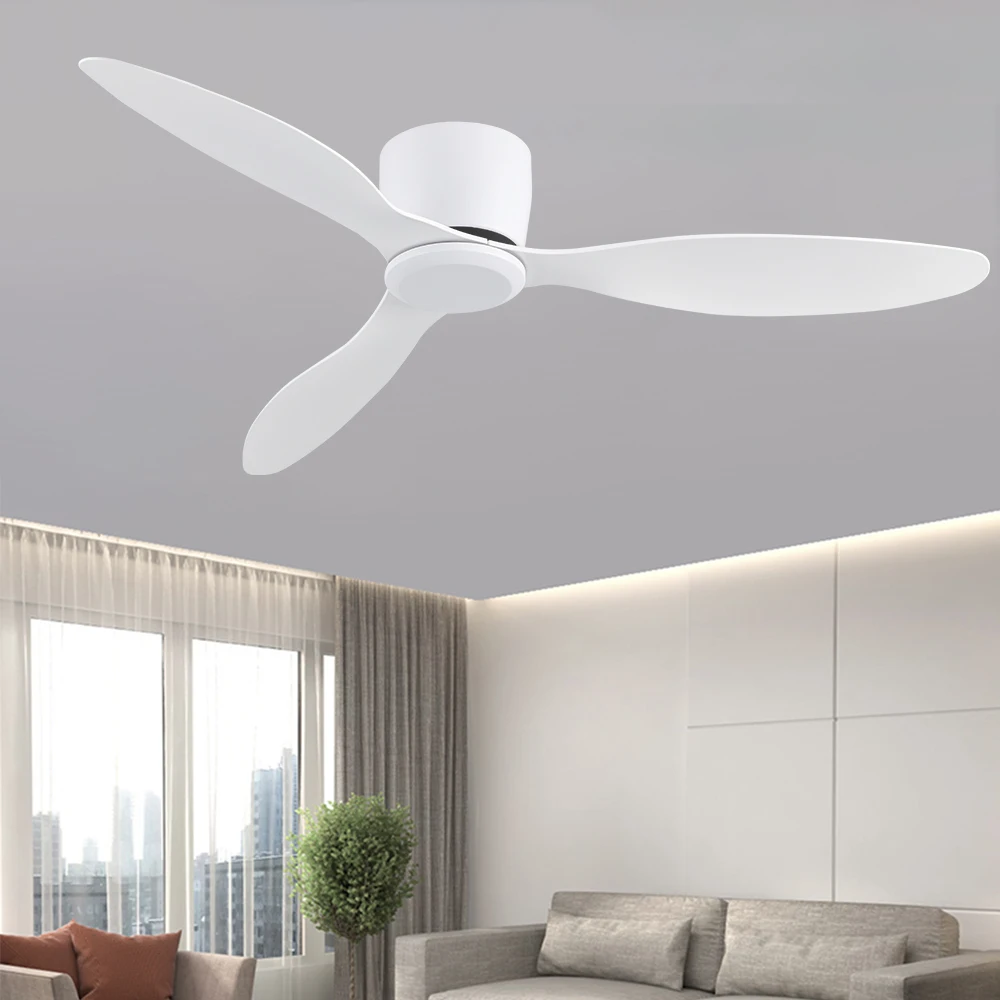 Modern-Ceiling-Fan-Without-Lights-DC-Motor-6-Speeds-Timing-Fans-20CM ...