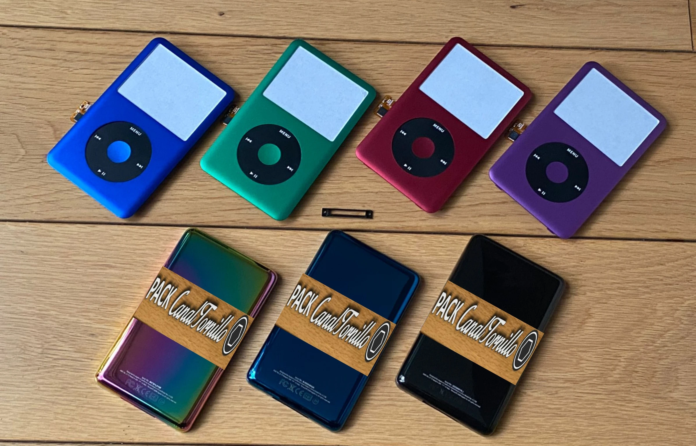 Recambio-de-cubierta-de-Metal-para-iPod-Classic-parte-frontal-6th-6th ...