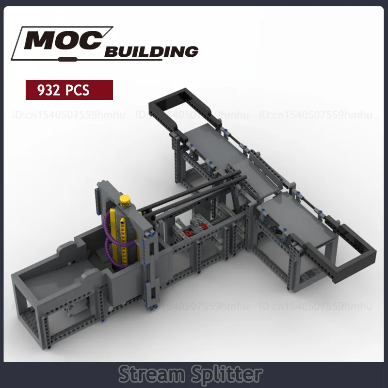 Moc-Building-Block-Stream-Splitter-GBC-Technology-Bricks-Dribbling ...