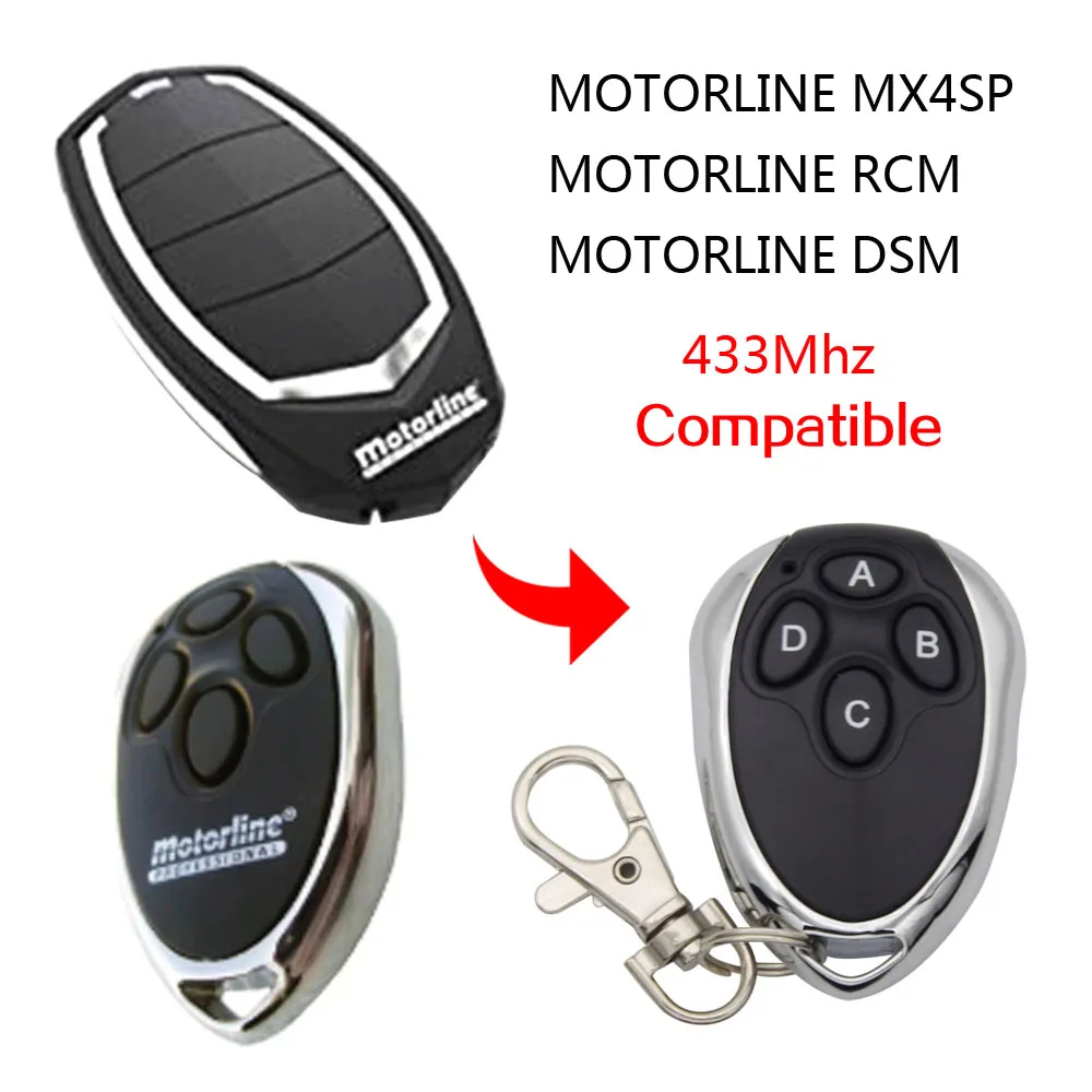 Compatible learning MOTORLINE RCM MX4SP DSM Remote Control Gate Garage ...
