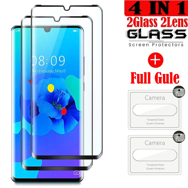 3D-Full-Gule-Tempered-Glass-For-Huawei-P30-Pro-Explosion-proof-Screen ...