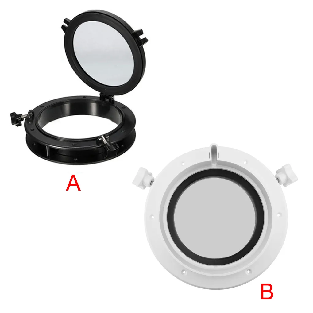 ABS Round Boat Porthole Fishing Boats Port Hole Anti-Rust Sunproof 4mm ...