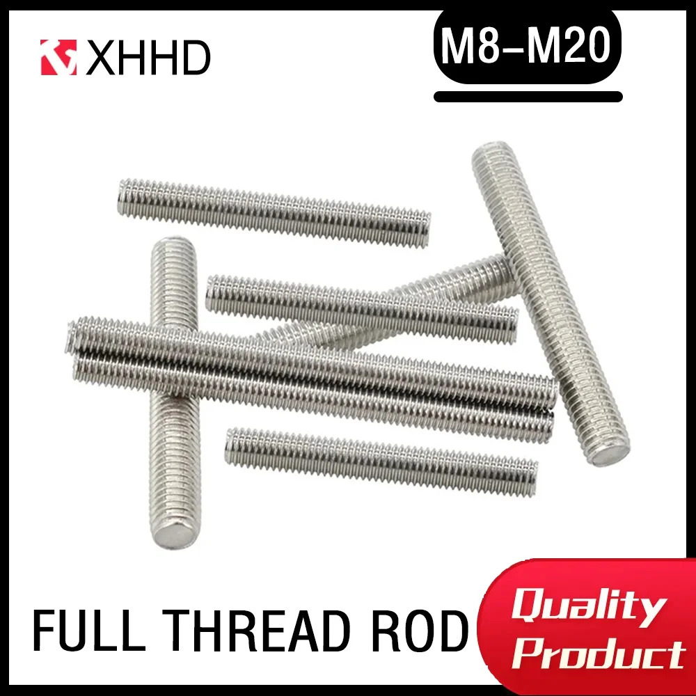 Full-Threaded-Bar-304-Stainless-Steel-Fully-Metric-Thread-Rod-Bolt ...