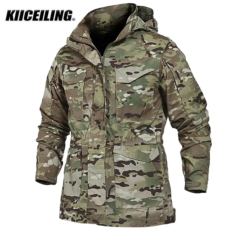 KIICEILING-M65-Multicam-Tactical-Jackets-For-Men-Waterproof ...