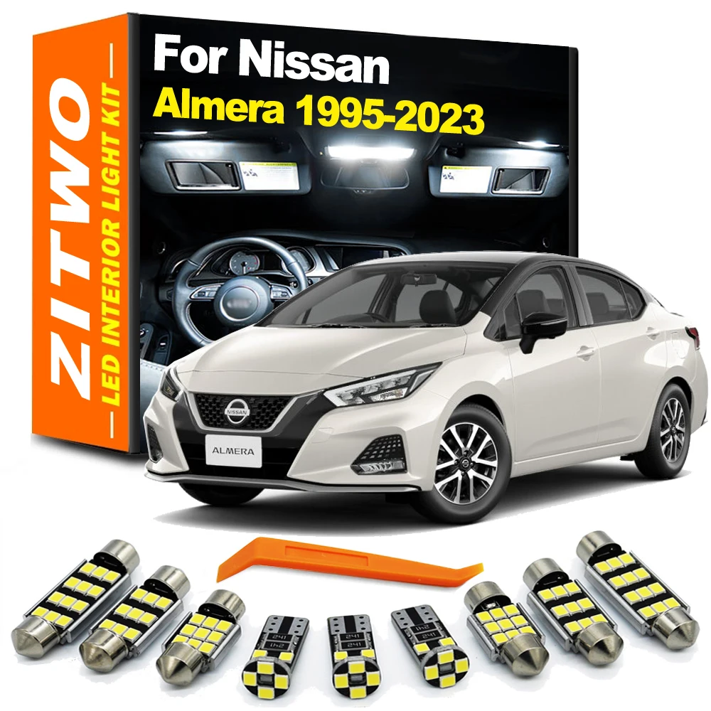 ZITWO-LED-Interior-Reading-Plate-Light-Kit-For-Nissan-Almera-N15-N16 ...