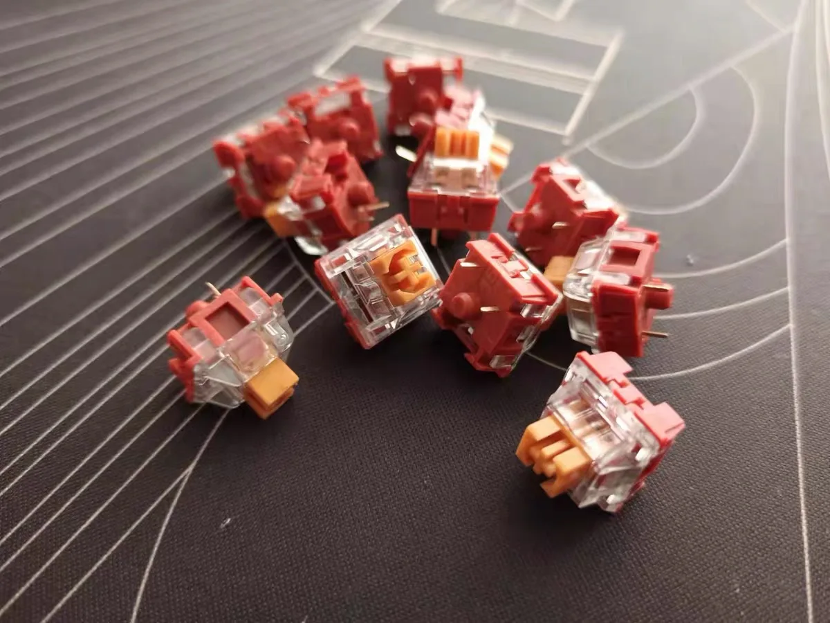 Ktt Lightning Switch Mechanical Keyboard Content Linear 45g Transparent ...