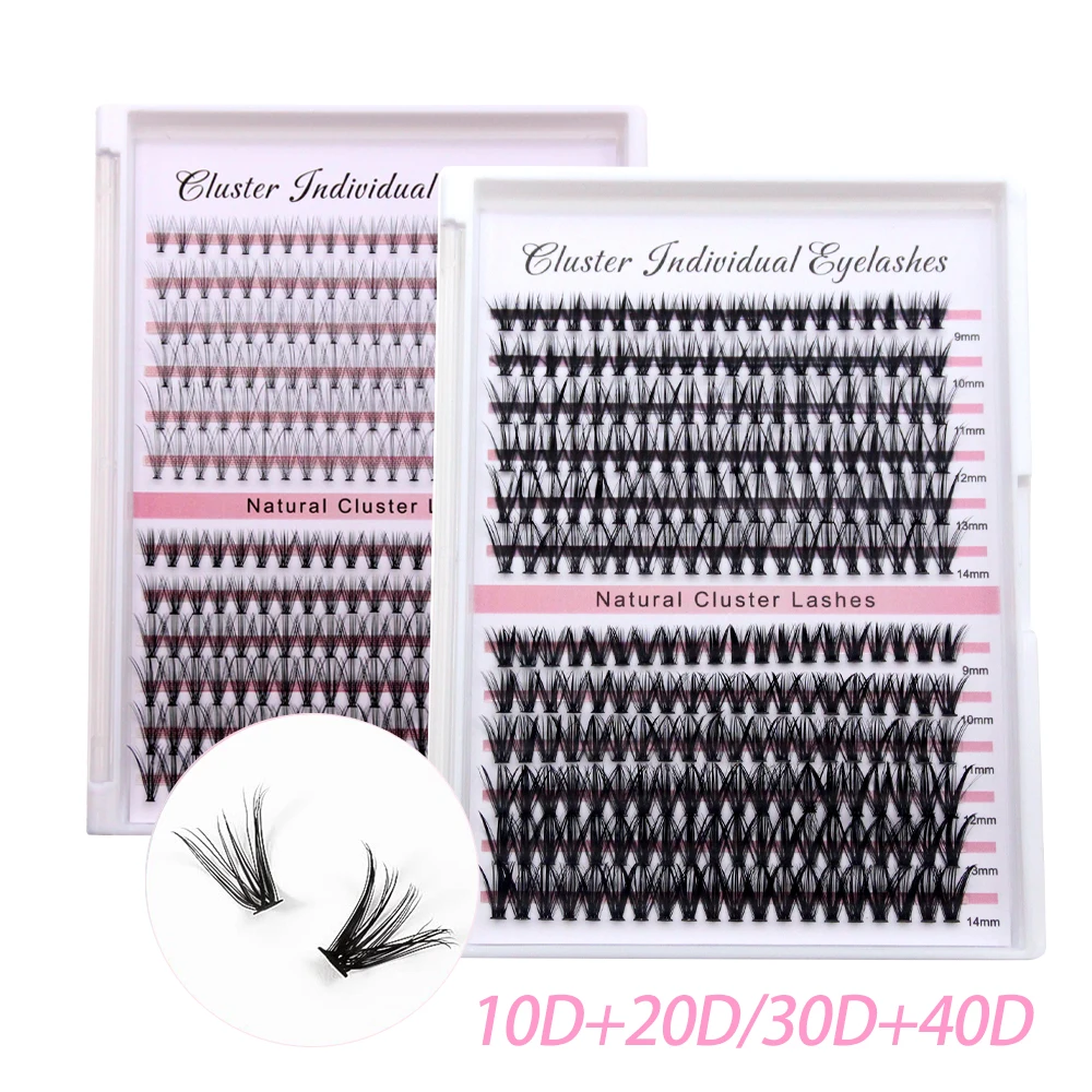 240Clusters-Professional-Individual-Eyelashes-DIY-Segmented-False ...