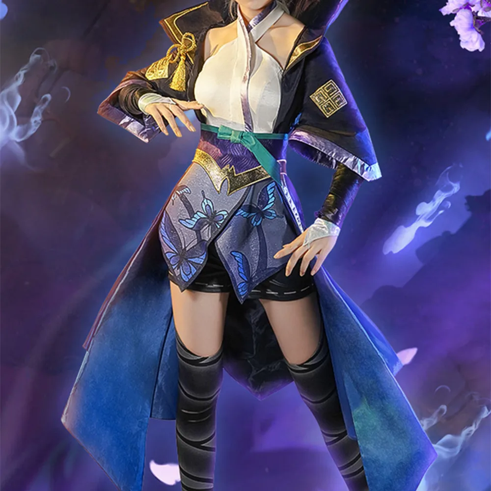 Kostum Cosplay Game LOL Shauna Nocturne Kostum Spirit Blossom Shauna ...