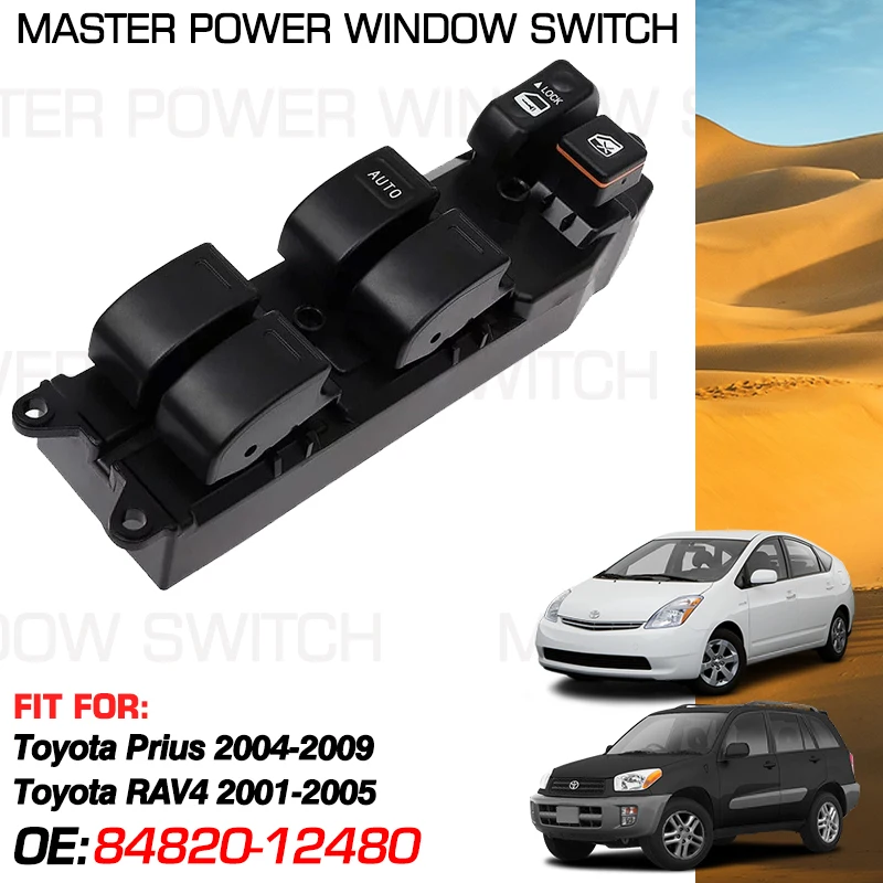 84820-12480-18-Pins-Front-Left-Driver-Side-Car-Power-Window-Switch-For ...