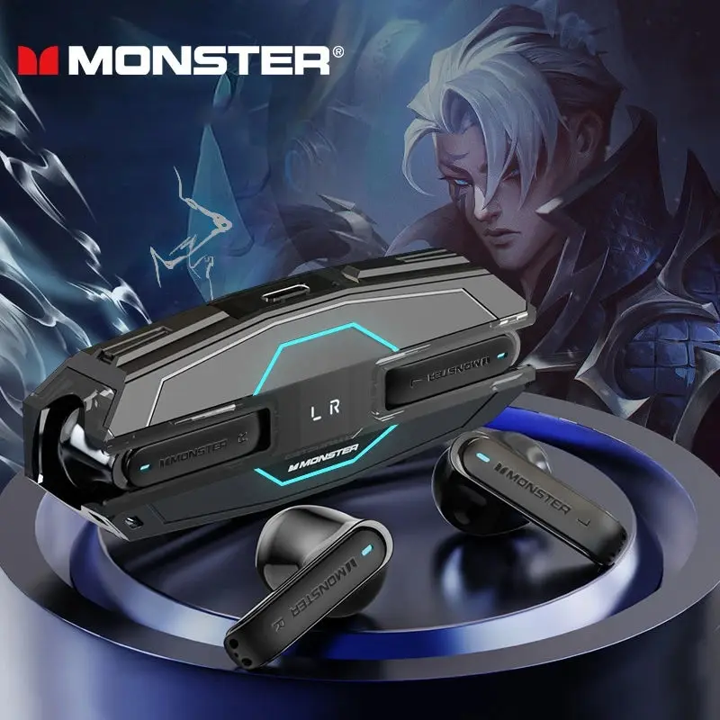 Monster-XKT08-Pro-Bluetooth-5-3-Earphones-Low-Latency-Gaming-Headset ...