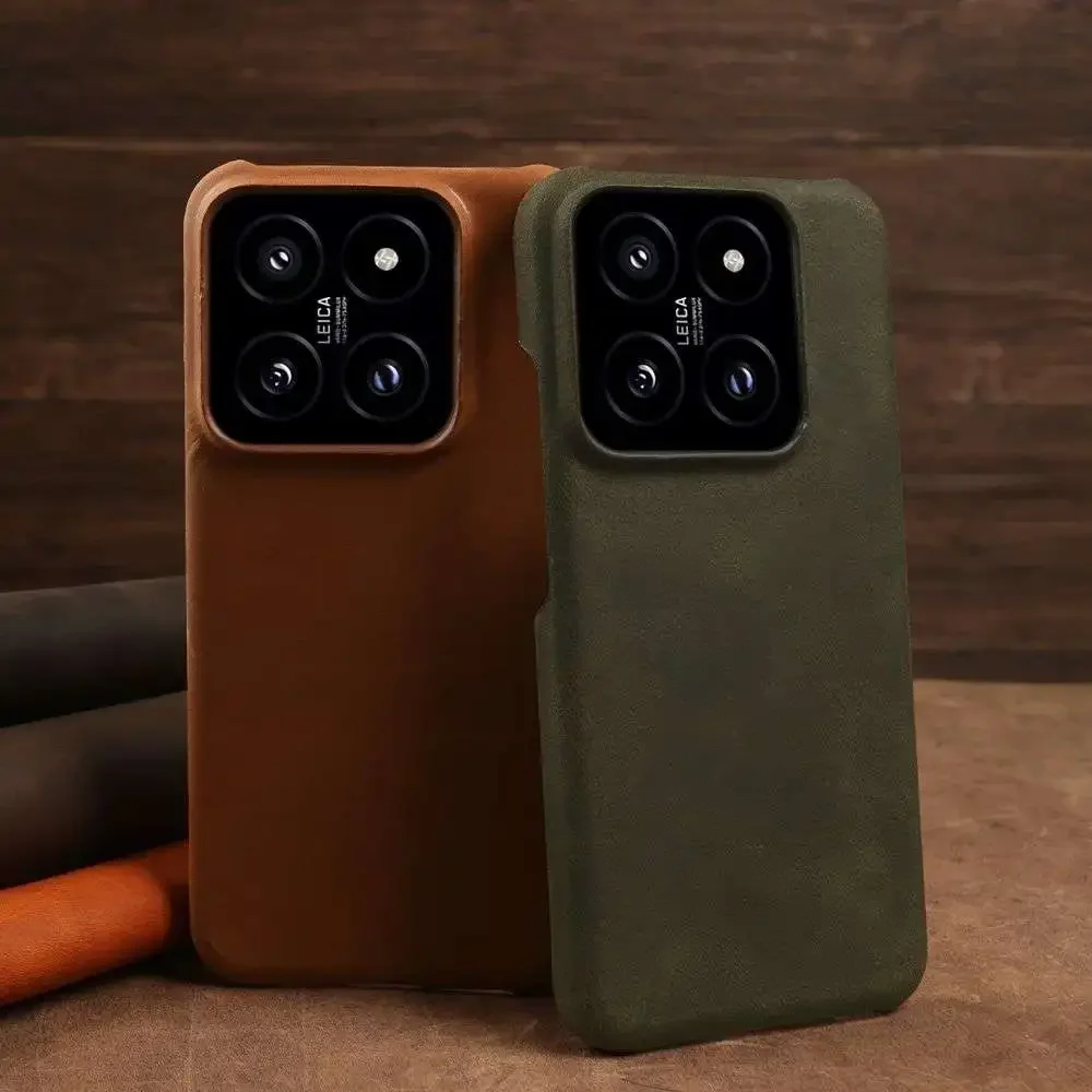 Durable-Luxury-Genuine-Leather-Case-For-Xiaomi-14-Pro-Capa-Retro-Mi-13T ...