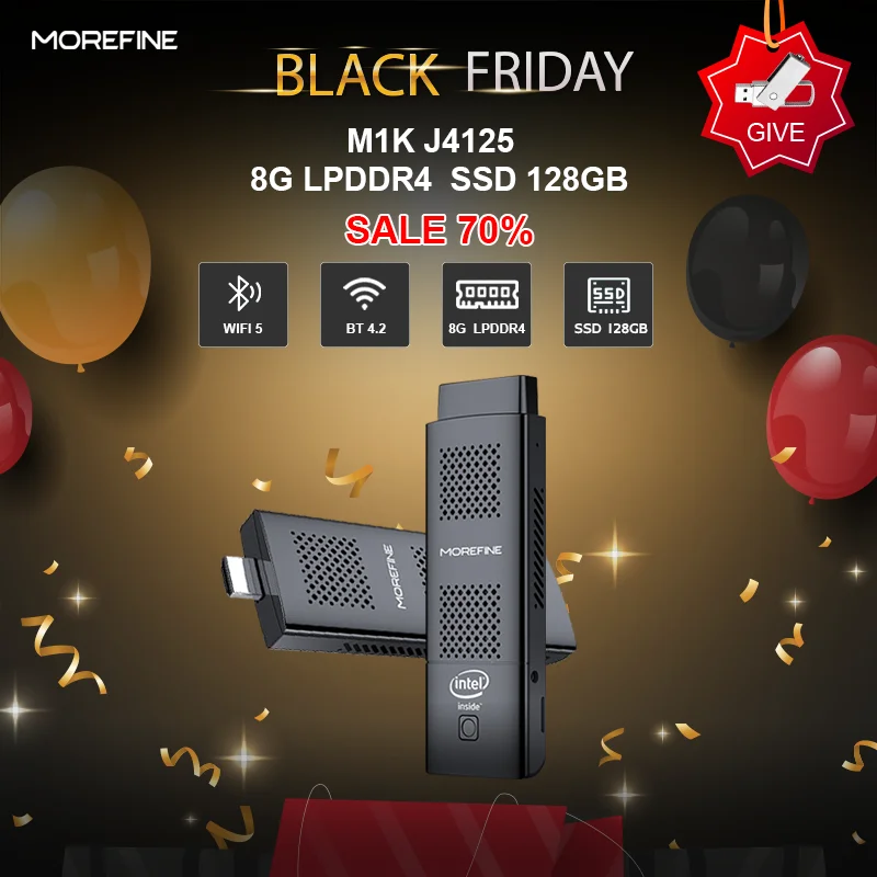 MOREFINE-M1K-Mini-PC-Intel-Gemini-Lake-J4125-8G-DDR4-128GB-256GB ...