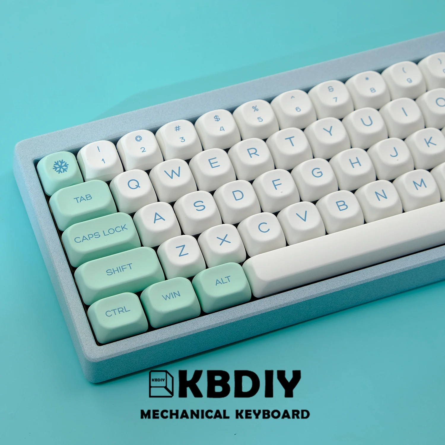 KBDiy-KOA-Keycaps-PBT-Snow-Mountain-Keycap-Custom-Cute-for-Gming ...