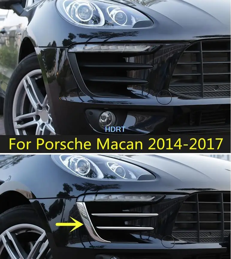 Car-Headlight-Eyebrow-ABS-chrome-Plastic-Sticker-Protective-Cover-For ...