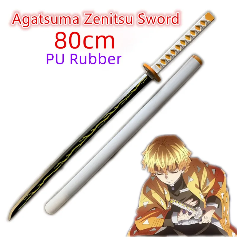 WW 80cm Cosplay Swords Anime Demon Slayer Katana Weapon Original Sword ...