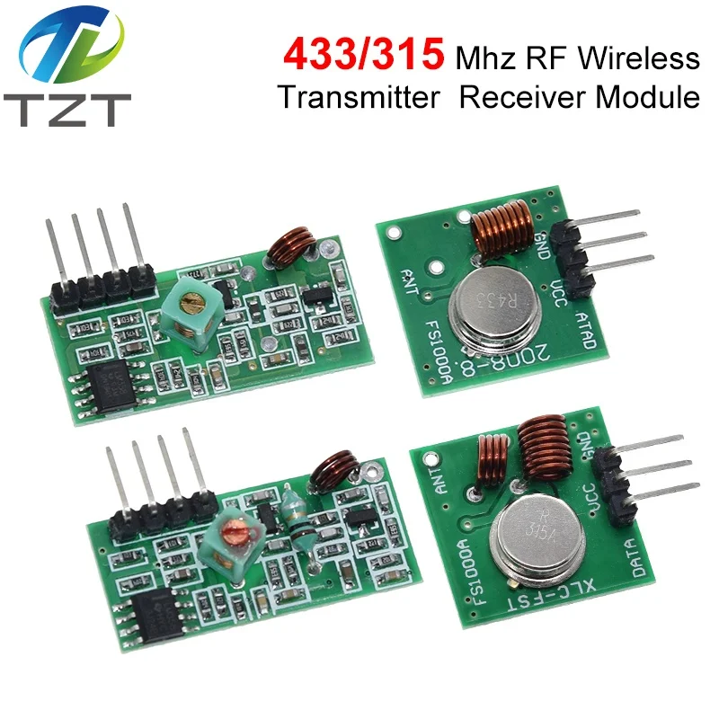 Kit de módulo transmisor y receptor inalámbrico RF de 433Mhz, Kit de ...