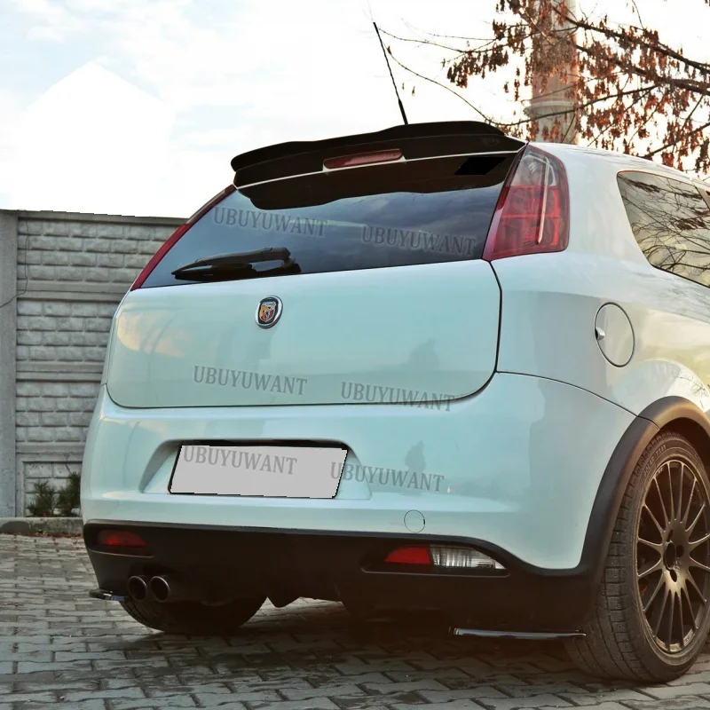 Rear-Wing-Spoiler-For-FIAT-GRANDE-PUNTO-ABARTH-2007-2008-2009-2010 ...