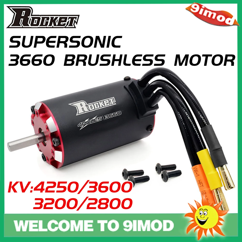 Rocket-3660-Brushless-Motor-4250KV-3600KV-3200KV-2800KV-w-Temp-Sensor ...