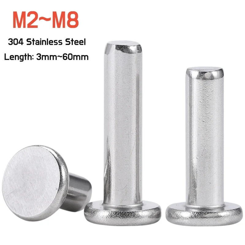 M2-M2-5-M3-M4-M5-M6-M8-Rivets-Round-Flat-Head-Solid-Percussion-Rivet ...