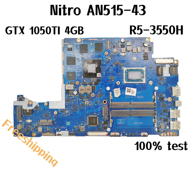 FH50Q-LA-J621P-Laptop-Motherboard-For-ACER-Nitro-AN515-43-R5-3550H-CPU ...