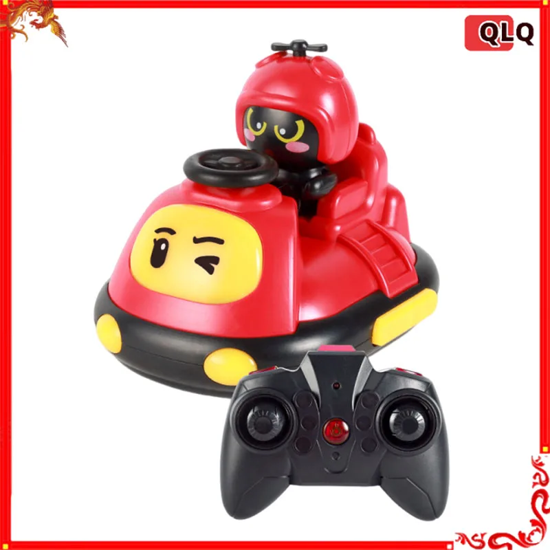Mini Cartoon Bumper Car Rc Car Remote Control Go Kart Parent-Child ...
