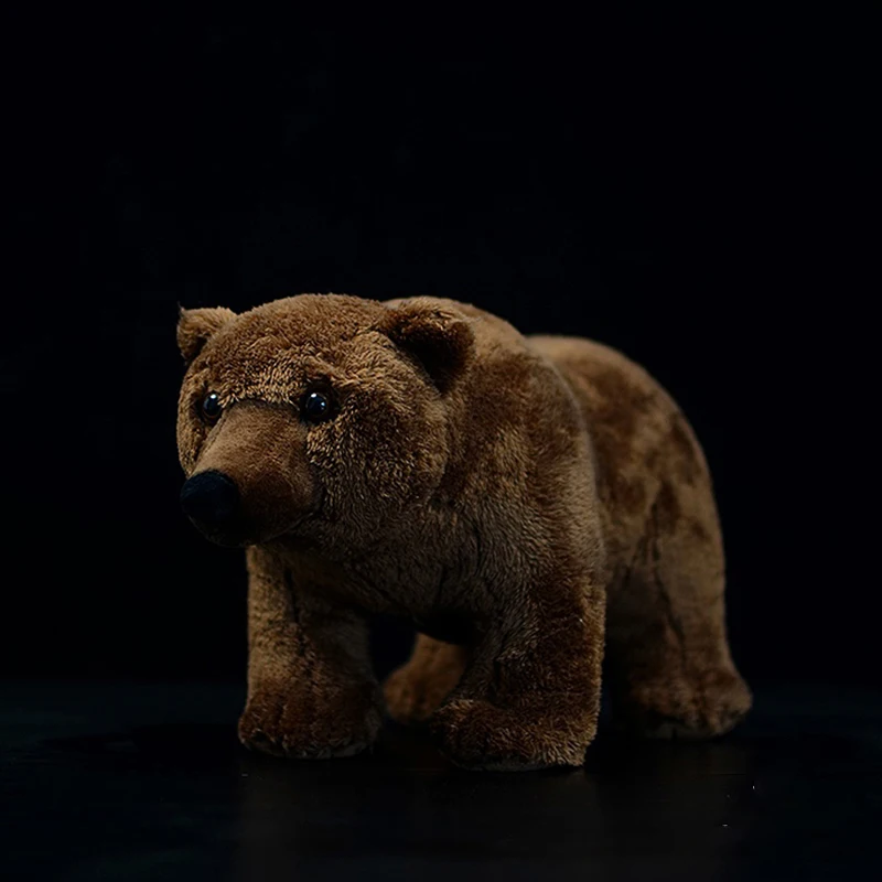 Original-Cute-Stuffed-Ursus-Arctos-Plush-Toy-Realistic-Soft-Simulation ...