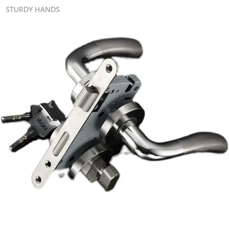 1-set-of-stainless-steel-indoor-door-locks-family-universal-bedroom ...