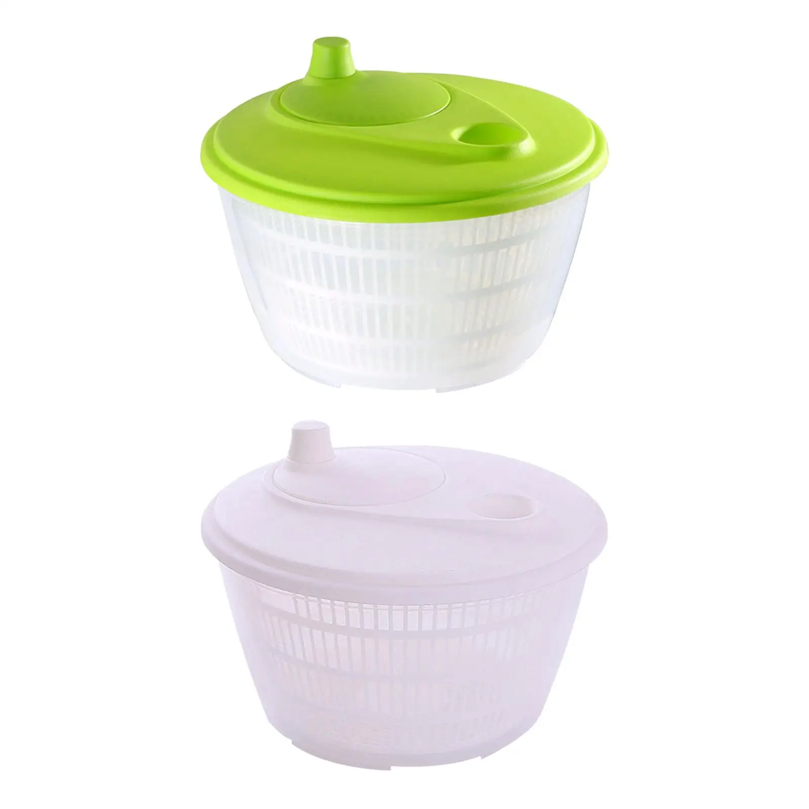 Hand Crank Manual Lettuce Dryer Large Capacity with Bowl Colander 3L ...