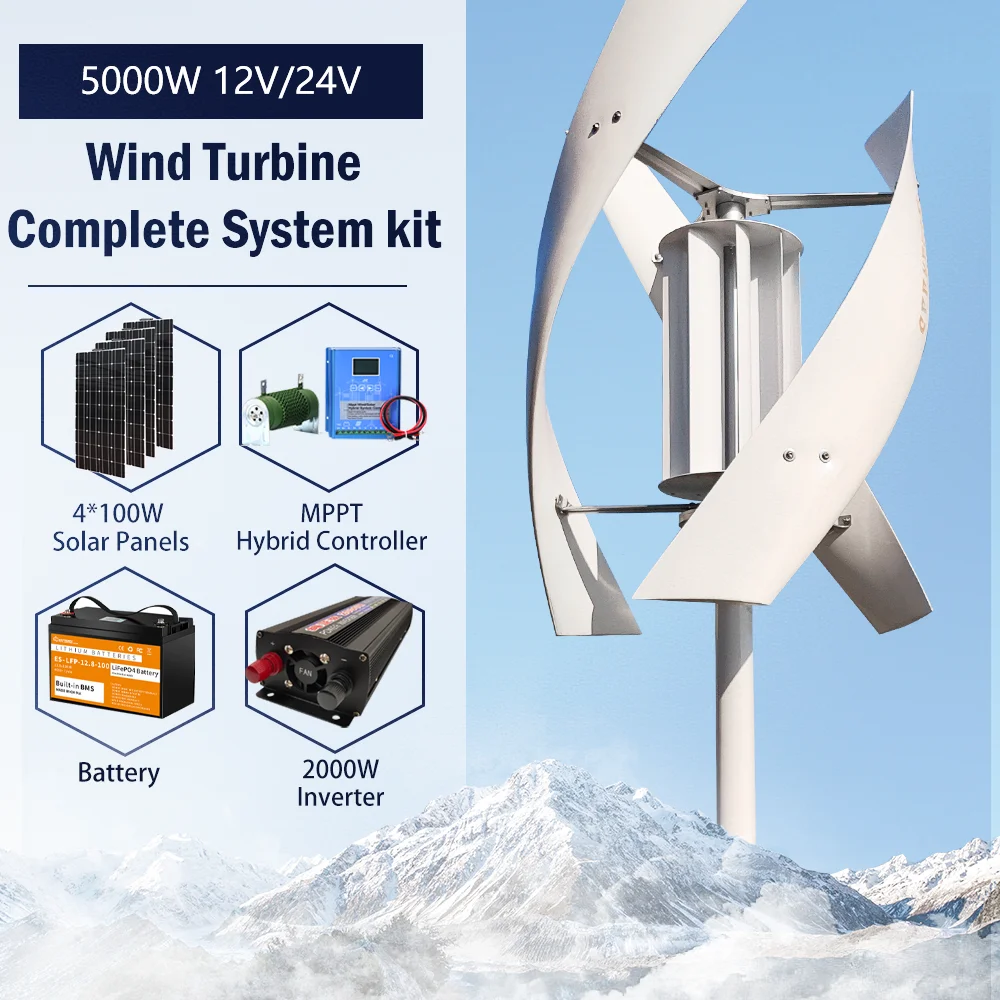 5KW-Vertical-Axis-Maglev-Wind-Turbine-High-Voltage-Generator-5000w-24V ...