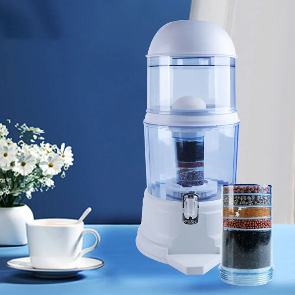 16L Water Filter Drinking Water Bottle Household Water Purifier Pure Filter purificador de agua potable purificador agua AliExpress