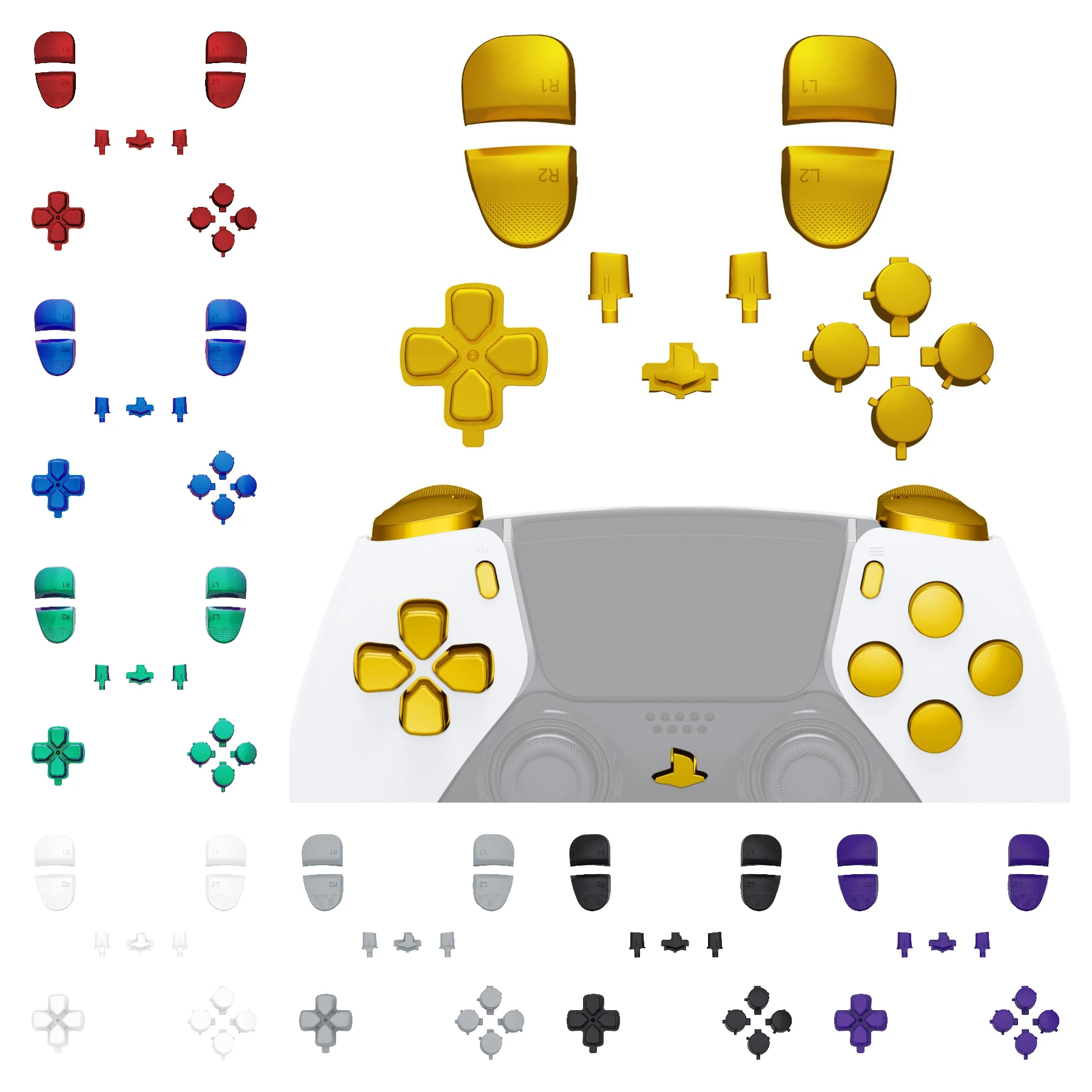 EXtremeRate-Botones-de-repuesto-para-mando-de-ps5-Edge-conjunto ...