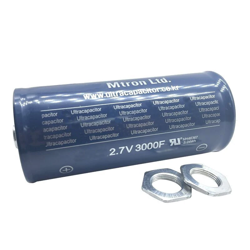 LS Mtron Ltd 2.7V3000F Ultracapacitor Flat-Foot 138*59mm Super Farad ...