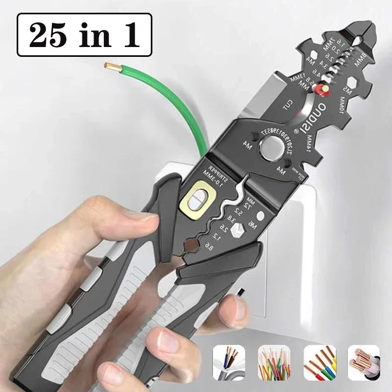 Multifunctional-Wire-Stripper-Pliers-Wire-Cutters-Tool-for-Electric ...