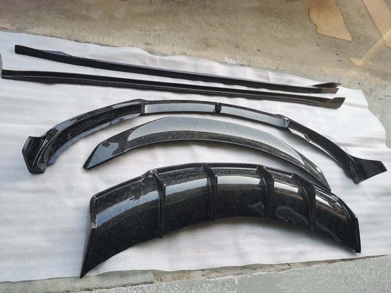 REAL FORGE Fibra de carbono para Tesla Model 3 2019 2020 2021 2022 2023 ...