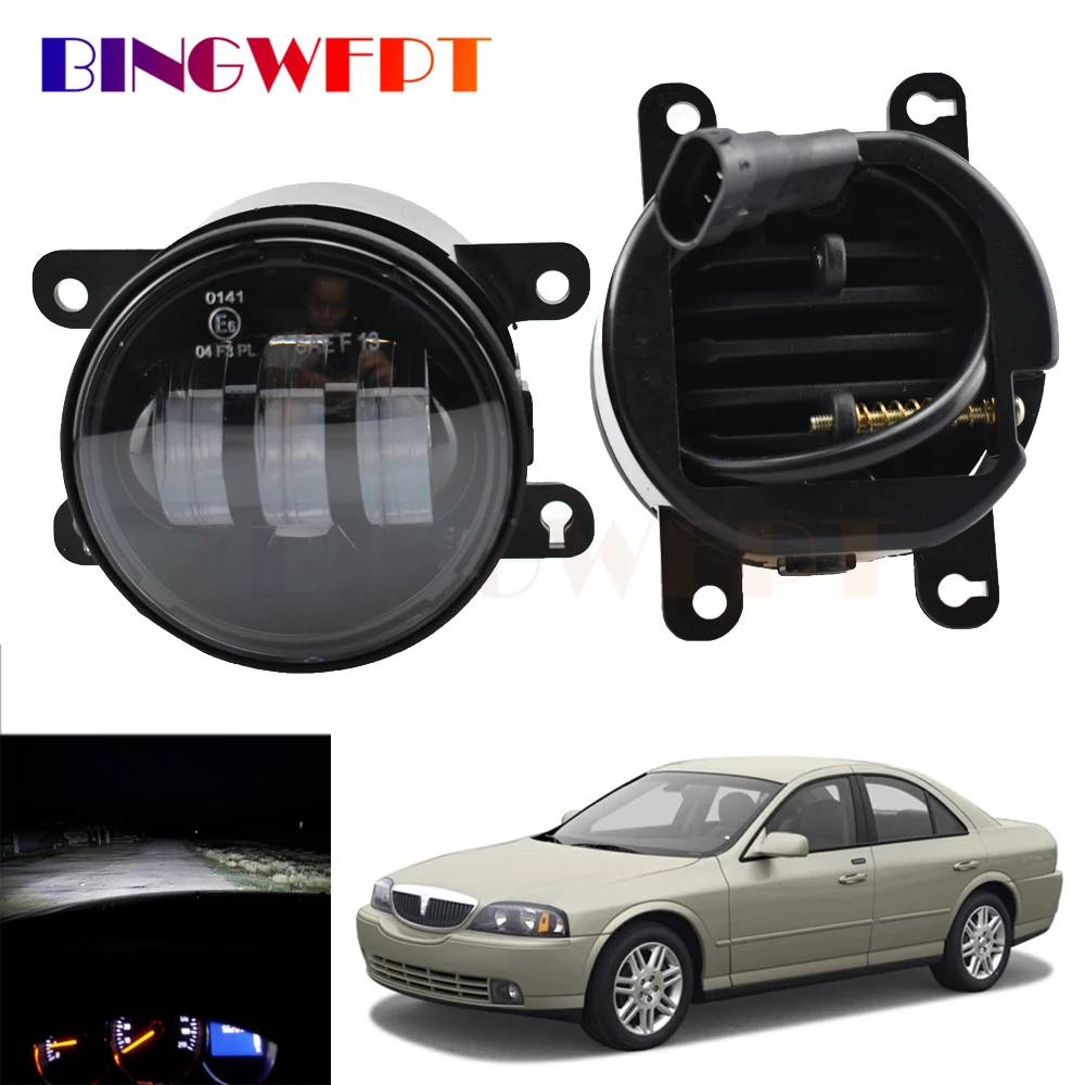2Pieces Car H11 LED Bulb Fog Light DRL 12V Daytime Running Lamp For ...